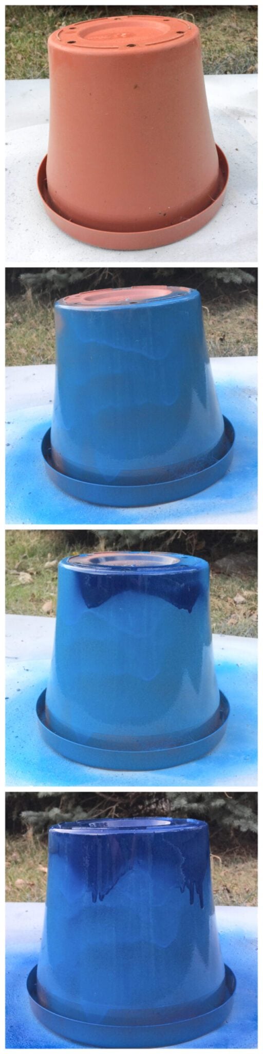 DIY Plastic Flower Pot Makeover | Shifting Roots